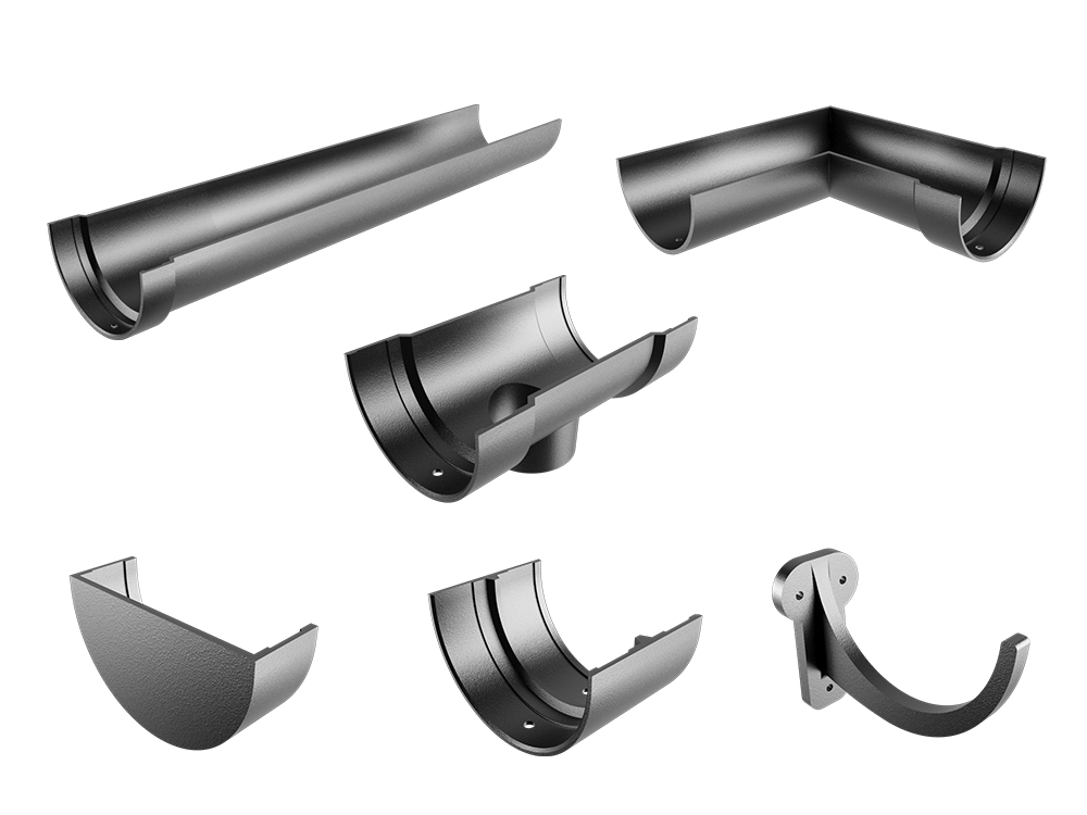 Deepflow Half Round Cast Iron Gutters - Cast Iron Superstore